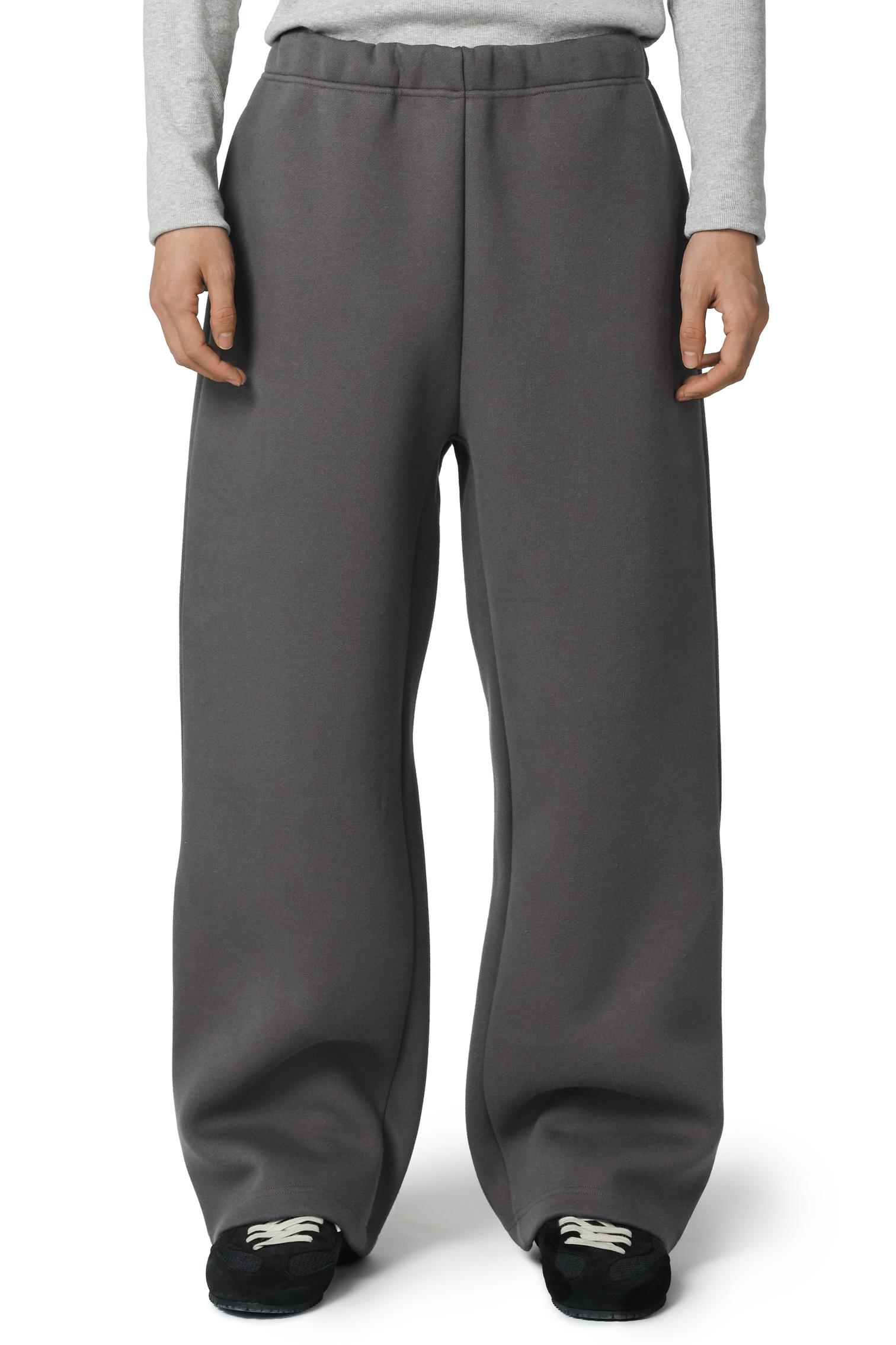 Night V2 Stacks | Men's Black Sweatpants | Seventhstores