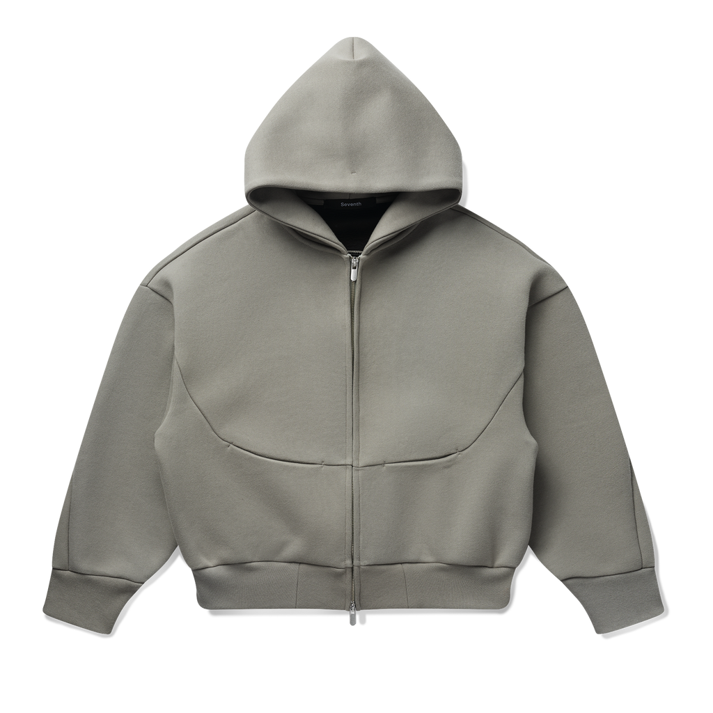 Arc 180 V2 Zip Hoodie in Ash Sage