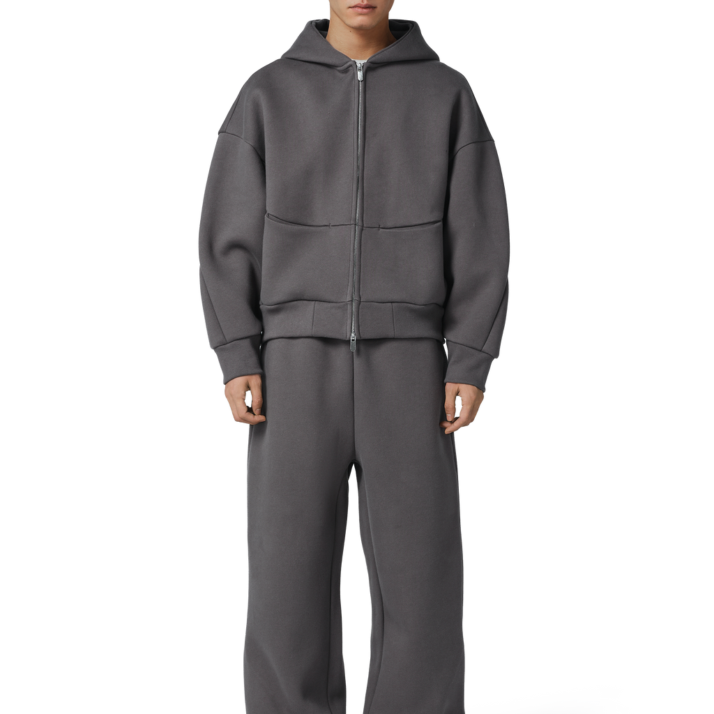 Arc 180 V2 Zip Hoodie in Charcoal