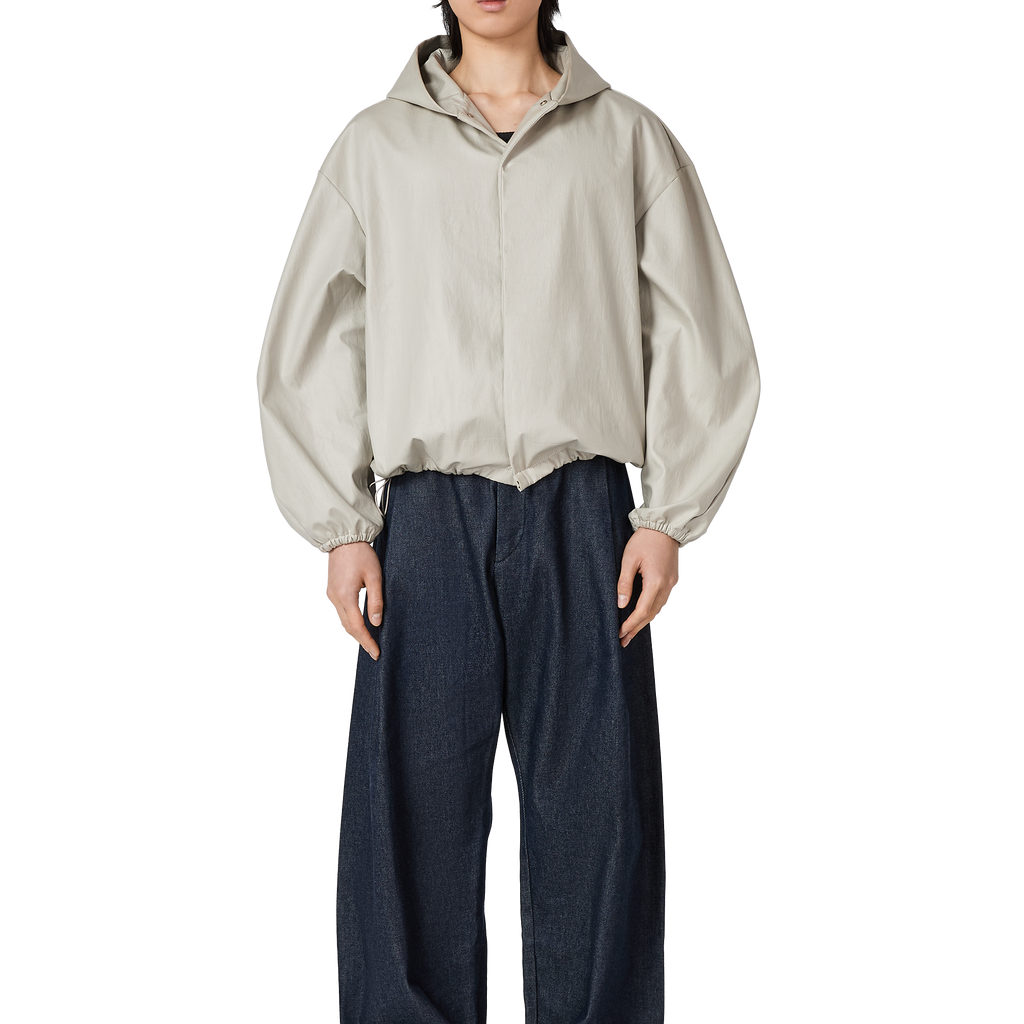 Orb Shell Jacket in Pearled Bone