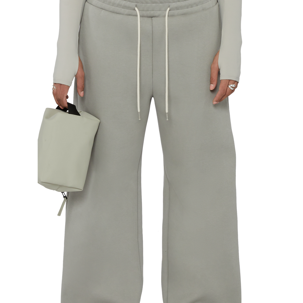Smoke V2 Stacks | Women's Light Grey Sweatpants | Seventhstores